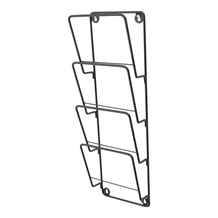 Zeitungsständer aus Metall, 61x18x8 cm, Schwarz | Maisons du Monde