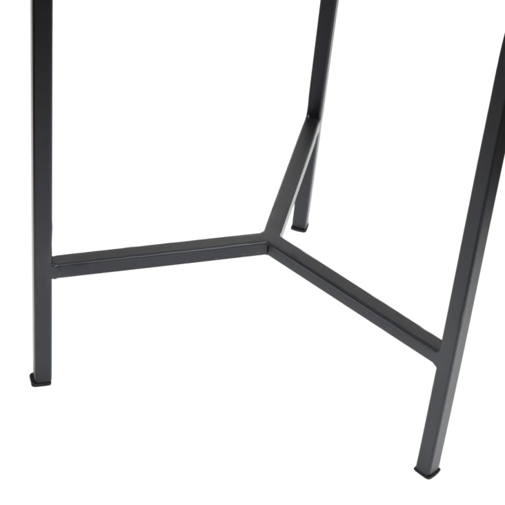 Pflanzgefäß aus Metall, 88x32x32 cm, Schwarz | Maisons du Monde