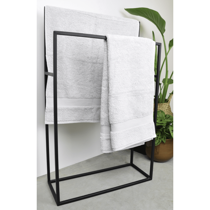 Handtuchhalter aus Metall, 83x50x20 cm, Schwarz | Maisons du Monde