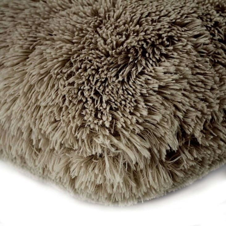 Coussin moelleux extra doux taupe 40x40 Neo | Maisons du Monde