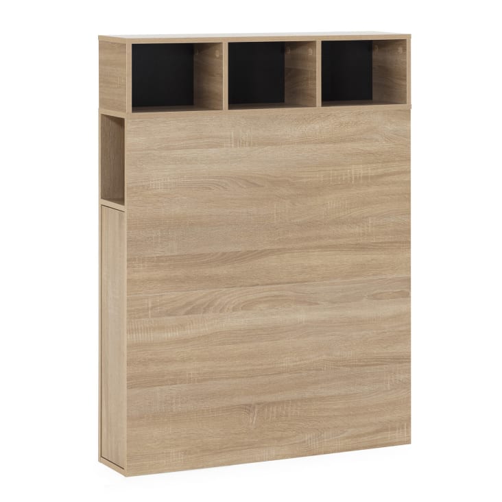 Testata letto 95 cm rovere, 2 ante 9 fori ZEUS | Maisons du Monde