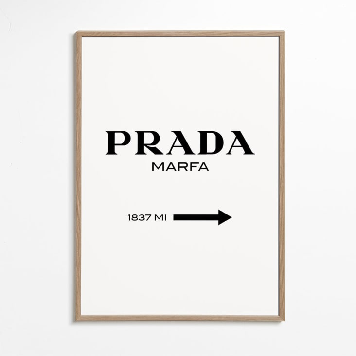 Poster Prada Marfa 70x100cm ARTESTA | Maisons du Monde