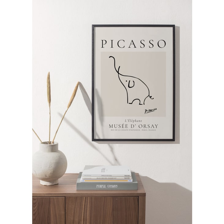Poster Pablo Picasso Animals Drawings the elephant 30x40cm SEVEN WALL ...