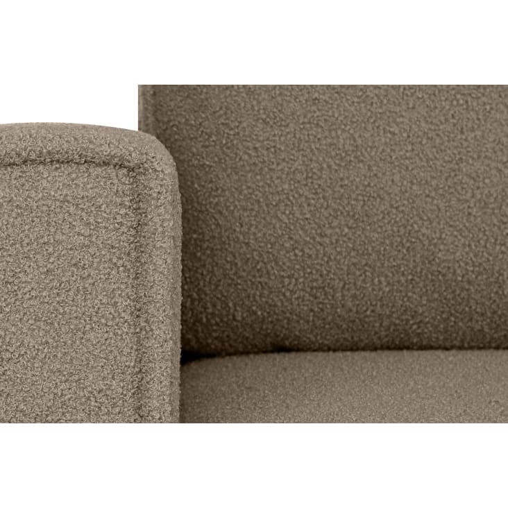 Sofa 3 Sitzer, mit Schlaffunktion, Modern, dunkelbeige NAPI II ...