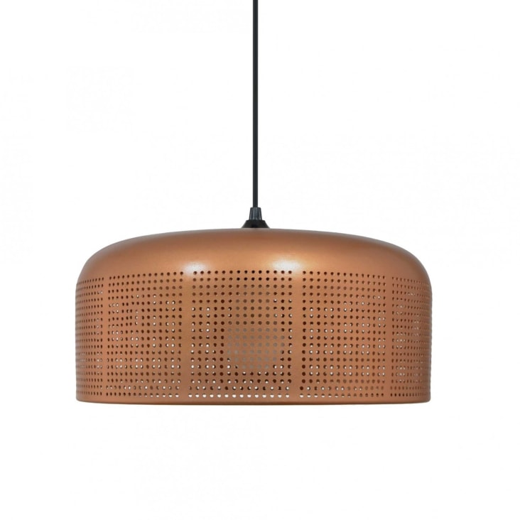Suspension en métal perforé cuivré Babol | Maisons du Monde