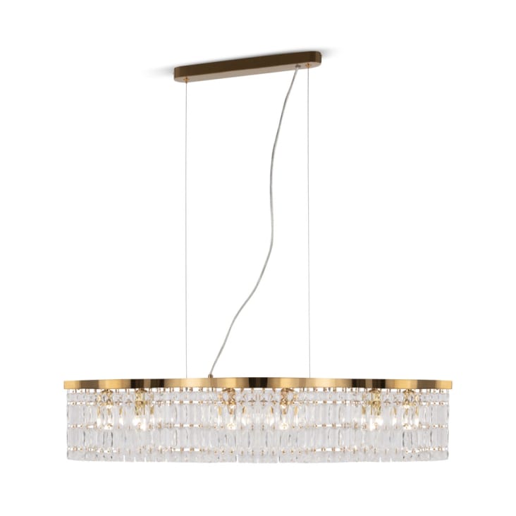 Lampadario Contemporaneo Dune Metallo Oro 6 Luci DUNE | Maisons du Monde