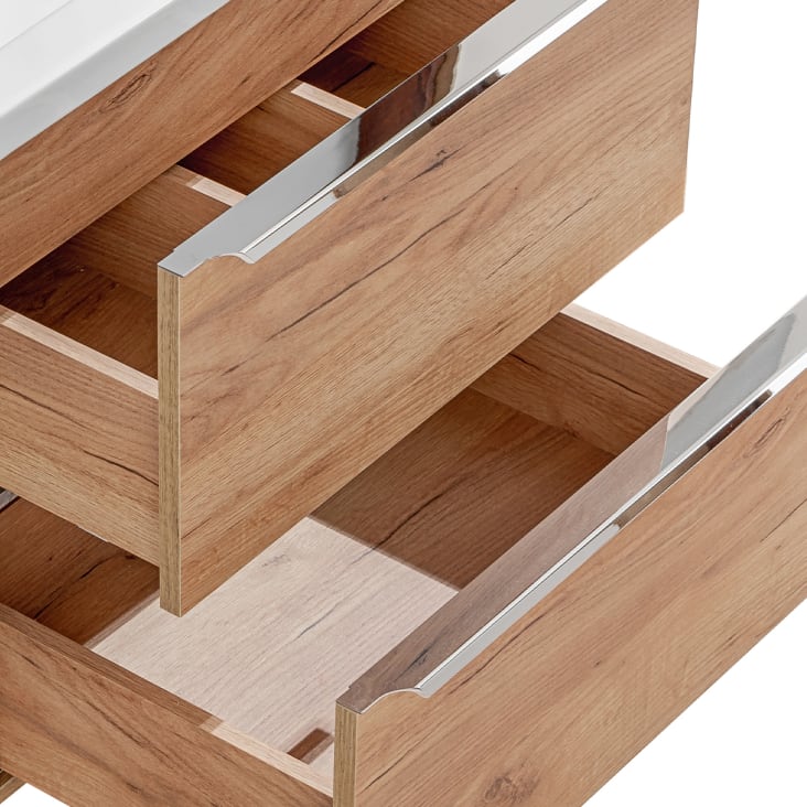 Mobile bagno senza lavabo effetto legno marrone 120cm April | Maisons ...