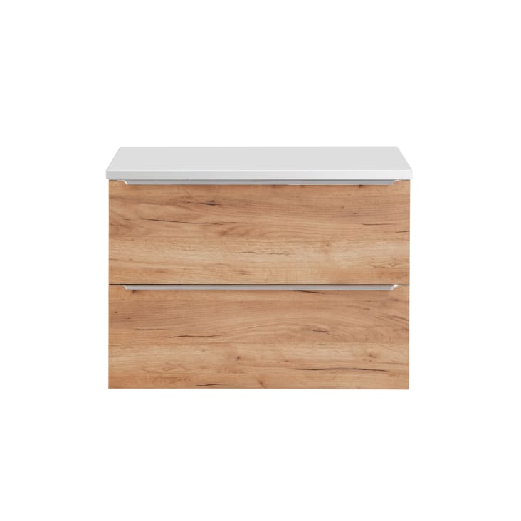 Mobile bagno senza lavabo effetto legno marrone 80cm April | Maisons du ...