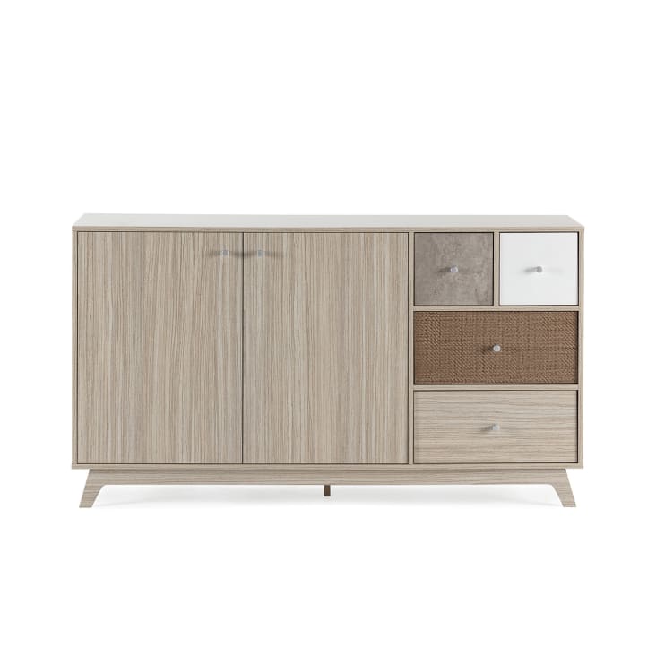 Sideboard 2 türen 4 bunten schubladen MAIA | Maisons du Monde