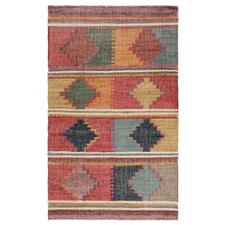 Tappeto Arredo in Iuta Multicolore 160x230cm Nirvana | Maisons du Monde