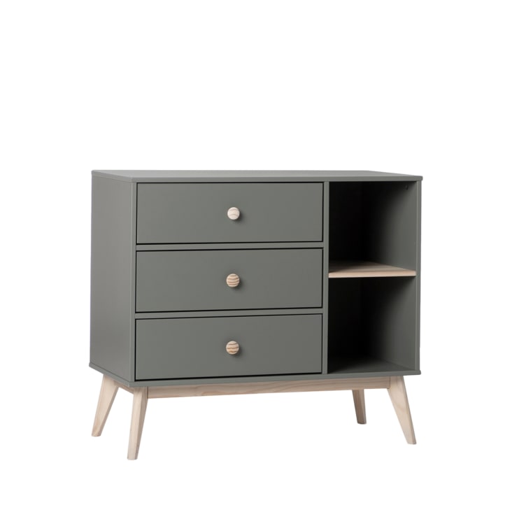Cómoda de mdf verde antracita 90x81 cm Luke | Maisons du Monde