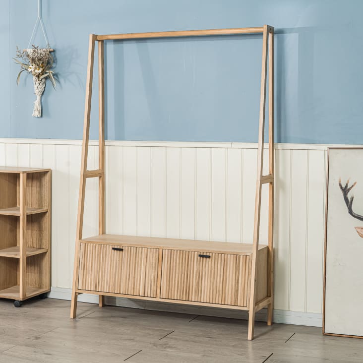 Flurgarderobe aus Holz Braun | Maisons du Monde