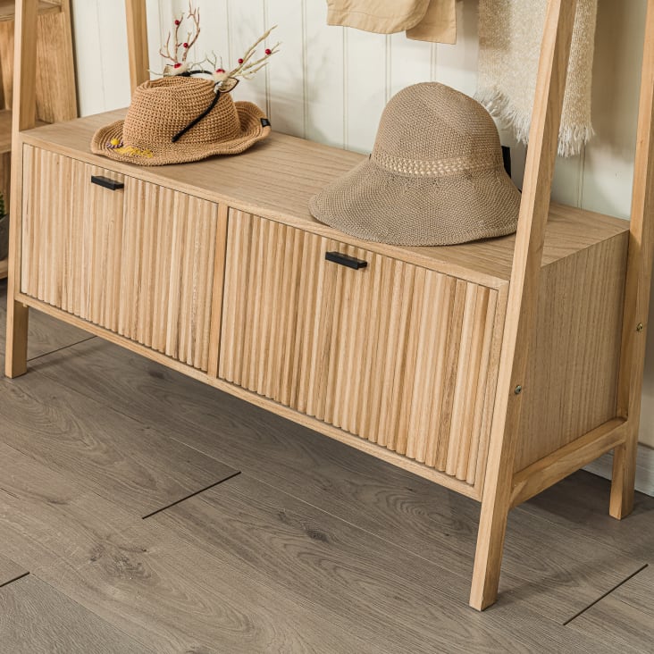Flurgarderobe aus Holz Braun | Maisons du Monde
