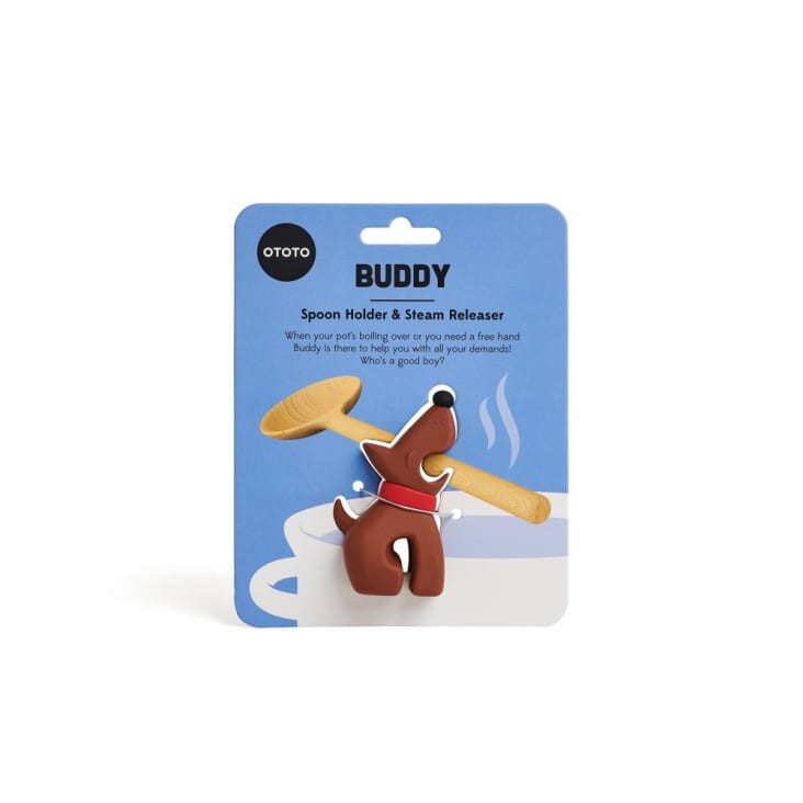 Repose cuillère silicone marron Buddy | Maisons du Monde