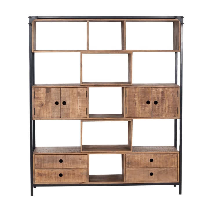 Regal aus Mangoholz 155x45x185cm, braun Lucas | Maisons du Monde