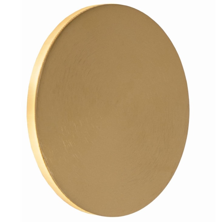 Applique murale ronde led en métal diamètre 15cm laiton Eklyps led ...