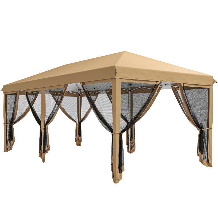 Tonnelle barnum pliant style colonial dim. 5,85L x 2,95l x 2,7H m ...
