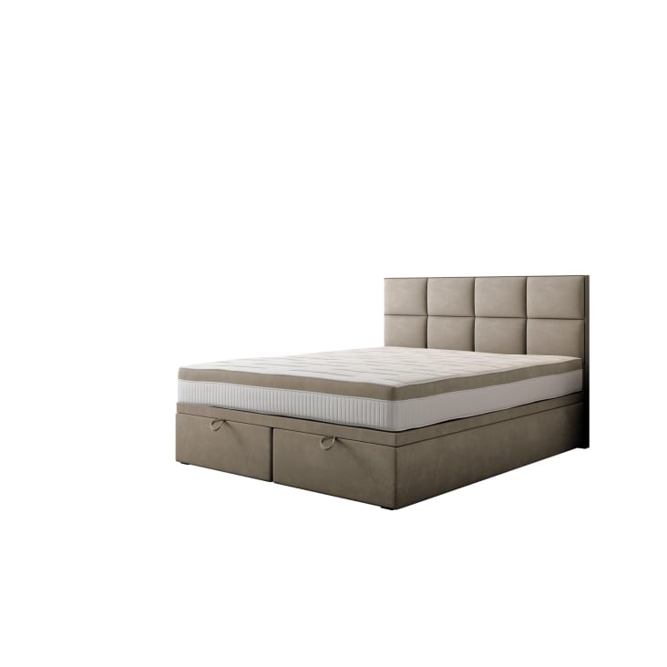 Boxspringbett 160x200 mit Bettkasten und Matratze Tropea | Maisons du Monde