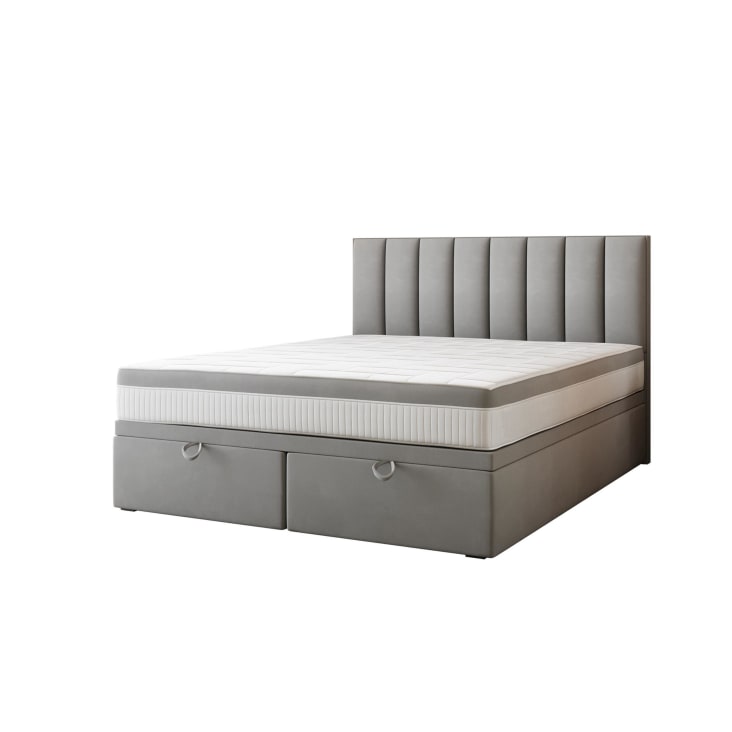 Boxspringbett 140x200 mit Bettkasten und Matratze Bond | Maisons du Monde
