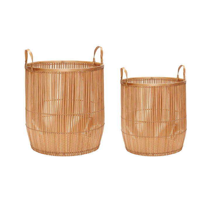 Set de 2 Paniers en bambou naturel Vantage | Maisons du Monde