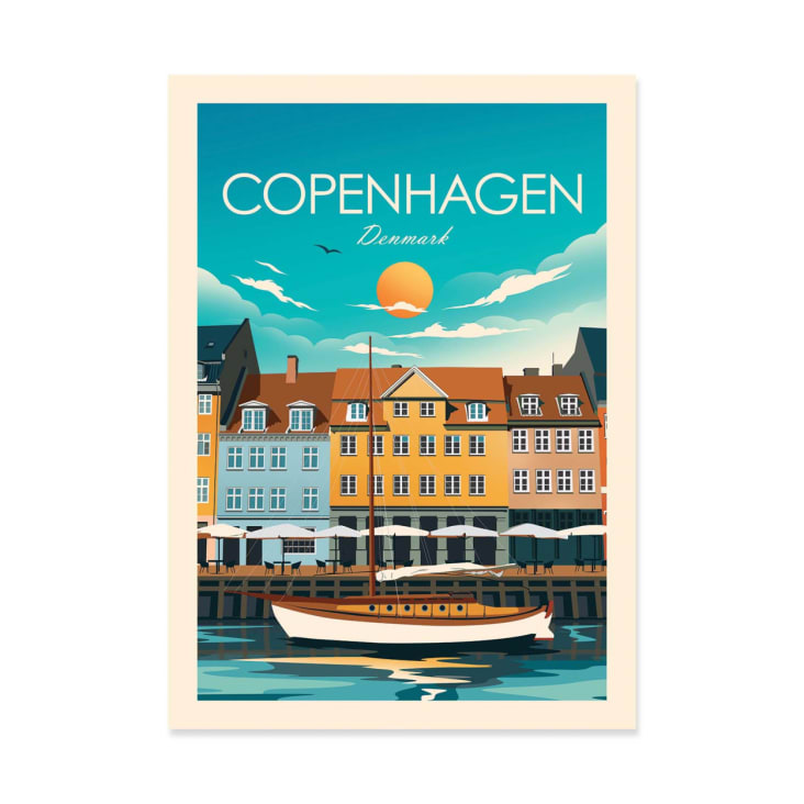 Affiche 30x40 cm - Copenhagen Denmark - Studio Inception Studio ...