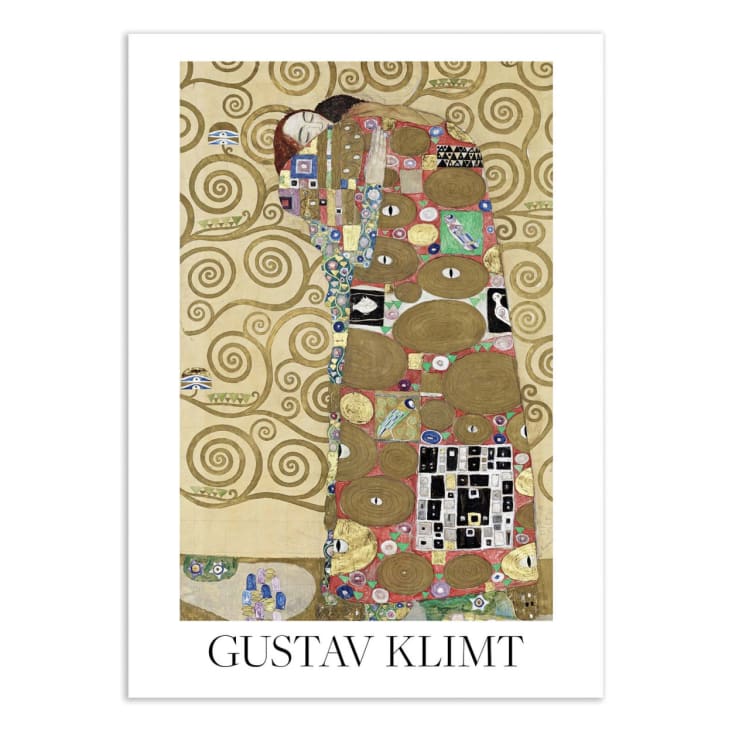 Affiche 50x70 cm - Fulfillment (1910) - Gustav Klimt | Maisons du Monde
