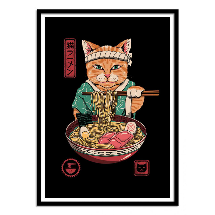 Affiche 50x70 cm - Neko Ramen - Vincent Trinidad Vincent trinidad | Maisons du Monde
