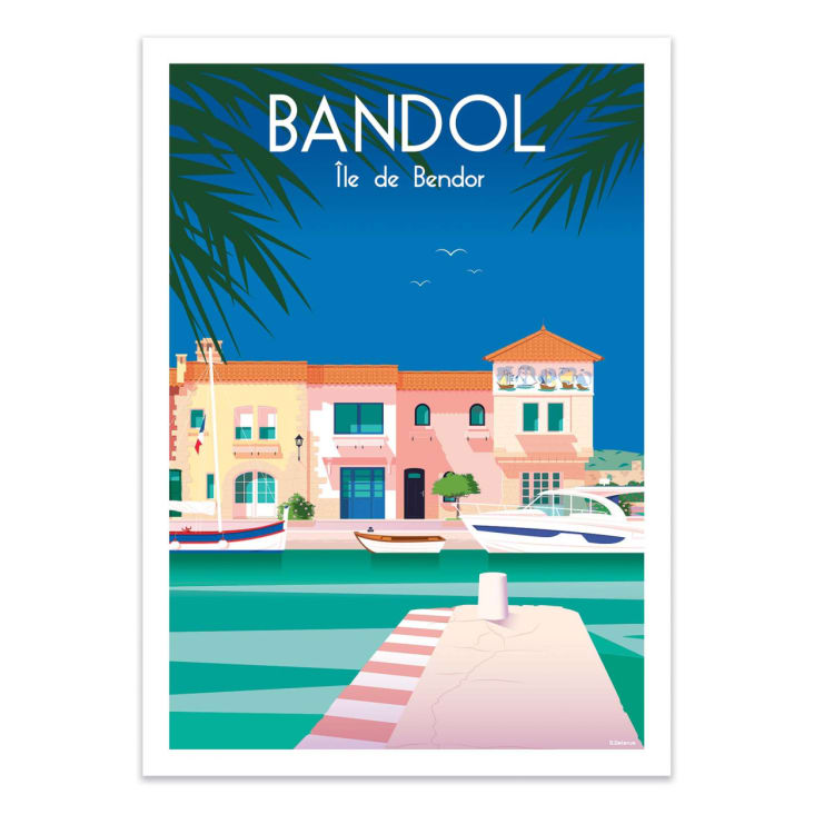 Affiche 30x40 cm - Bandol - Raphael Delerue Raphael delerue | Maisons du Monde