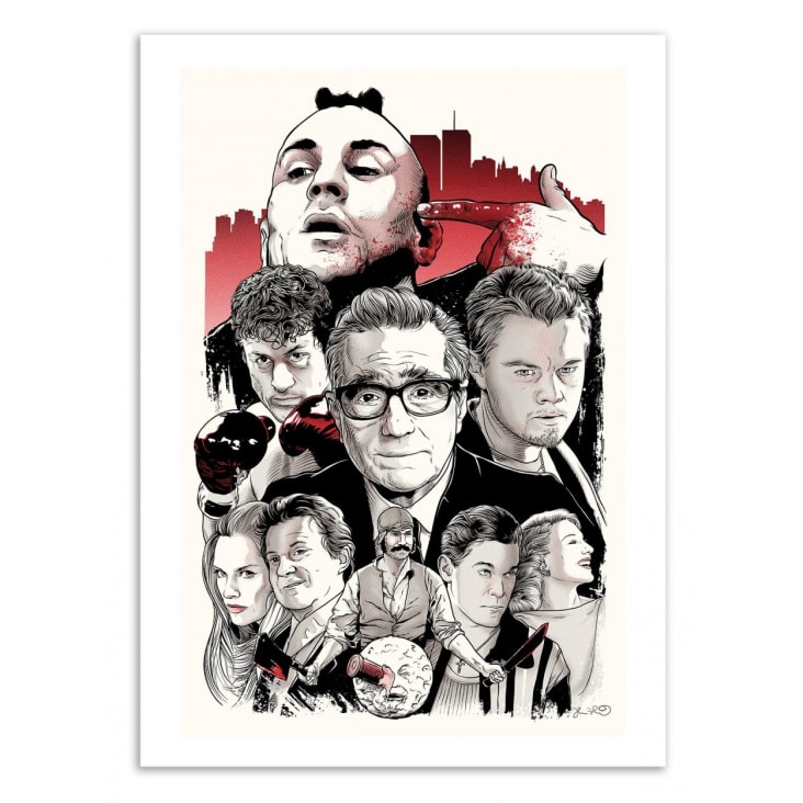Affiche 30x40 cm - Scorsese - Joshua Budich Joshua budich | Maisons du ...