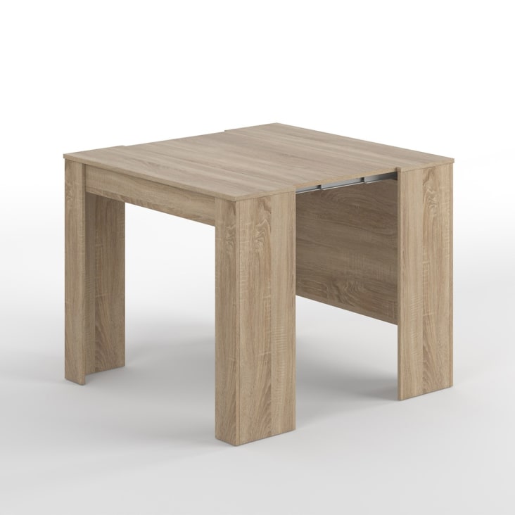 Mesa extensible multifunciones - l 90/237 cm marrón Consola | Maisons ...