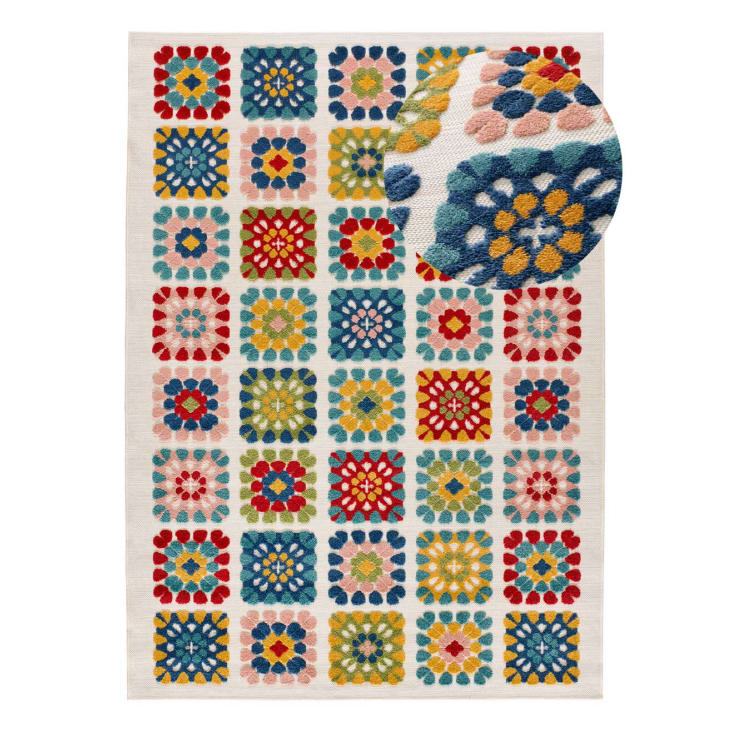 Teppich mit geometrischem Muster Outdoor/Indoor, 120x170 cm, bunt Mila ...