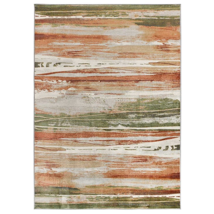 Tappeto astratto in viscosa multicolore, 160x230 cm Bleik | Maisons du ...