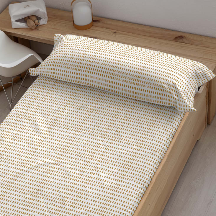 Bajera ajustable 100% algodón orgánico multicolor 105x200 cm Huali ...