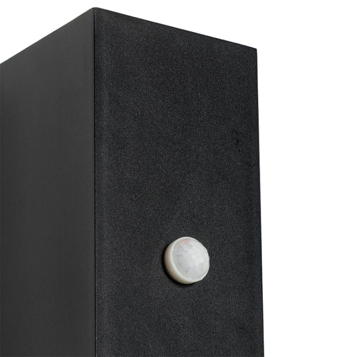 Lampe à détecteur extérieur en aluminium noir Baleno | Maisons du Monde