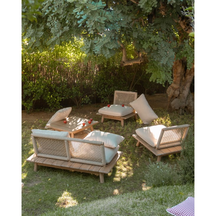Table basse en bois 87,5x87,5cm Rodas | Maisons du Monde