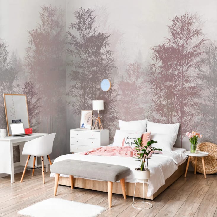 Carta da parati TNT Goffrata Stile Pastello 100x300 cm | Maisons du Monde