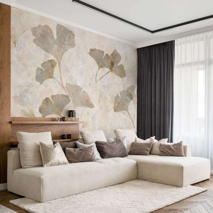 Carta da parati TNT Goffrata Stile Pastello 400x300 cm | Maisons du Monde