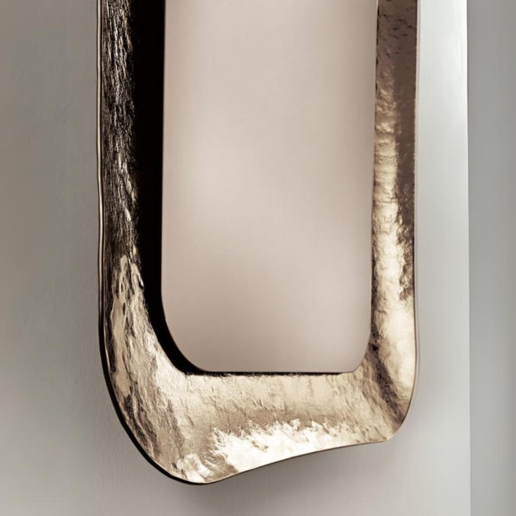 Espejo con marco de cristal marrón l 80 x h 170 cm Palace | Maisons du ...