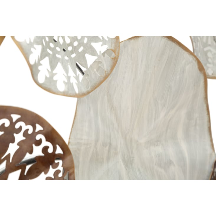 Pannello decorativo 3D astratto in metallo multicolore cm 125x5,5x68,5 ...
