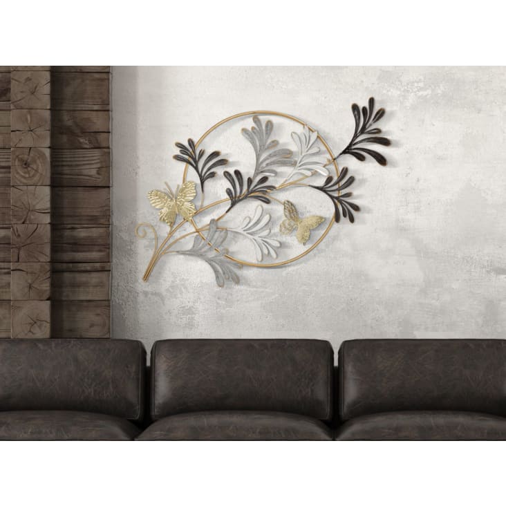 Déco murale en métal multicolore 50,2x5,1x92 cm Lixy | Maisons du Monde