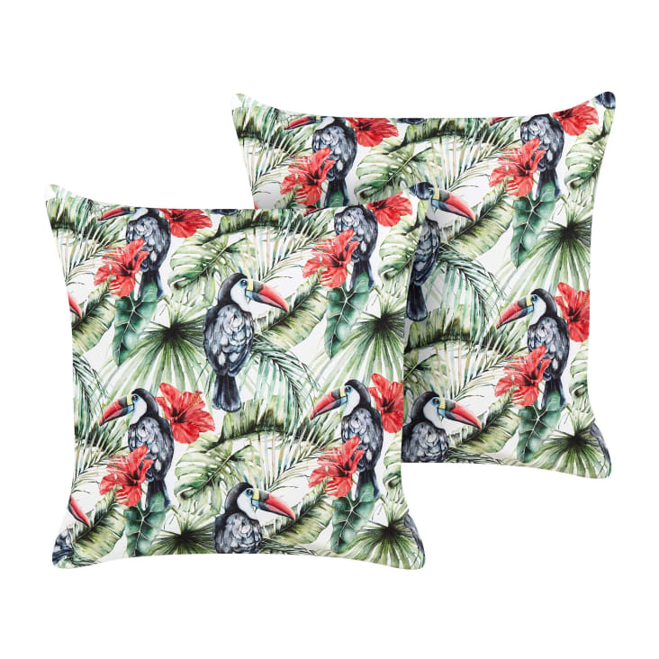 Cuscini da giardino con stampa floreale Mallare | Maisons du Monde