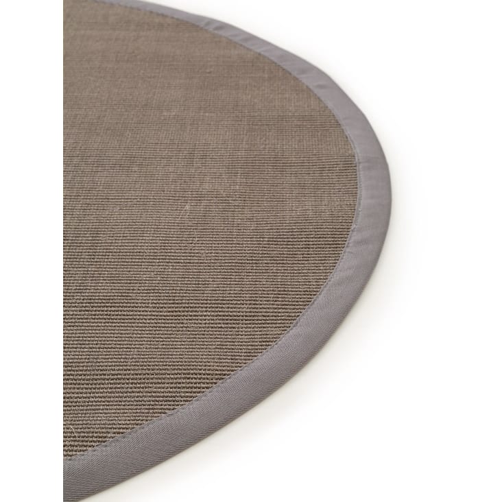 Tapis sisal gris D 250 rond SANA | Maisons du Monde