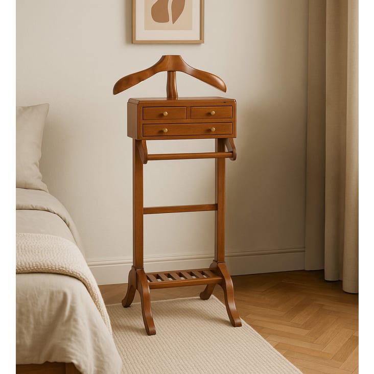 Valet de chambre en bois marron Vintage | Maisons du Monde