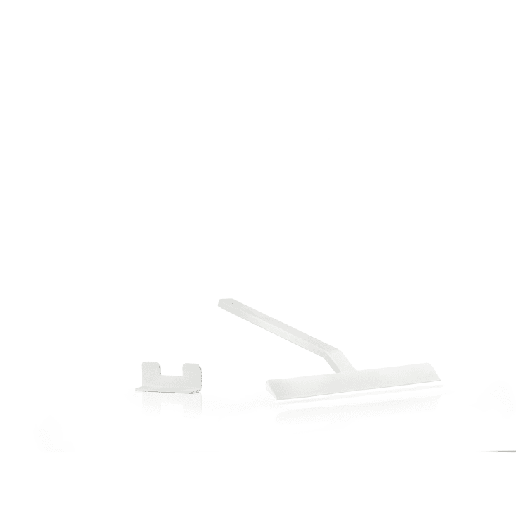 Raclette avec support silicone/métal blanc Rim | Maisons du Monde