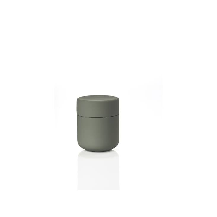 Pot avec couvercle en grès vert olive Ume | Maisons du Monde
