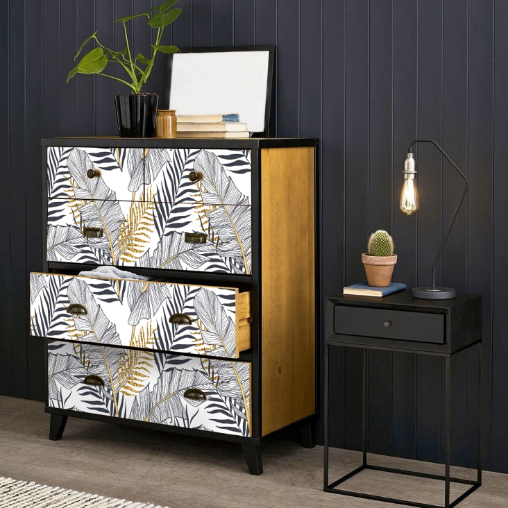 Sticker meuble tropical hivaoa 60x90cm | Maisons du Monde