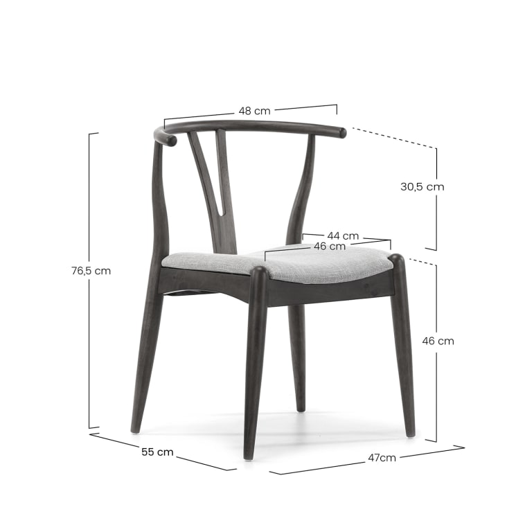 Juego de mesa 140x80 cm y 4 sillas de comedor color nogal Rustic ...