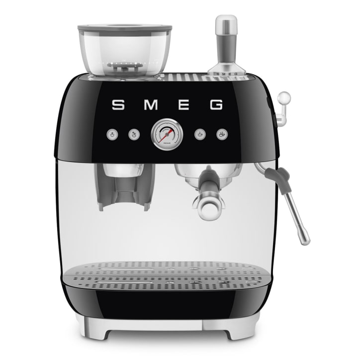 Machine à expresso combiné broyeur noir Smeg Années 50 | Maisons du Monde