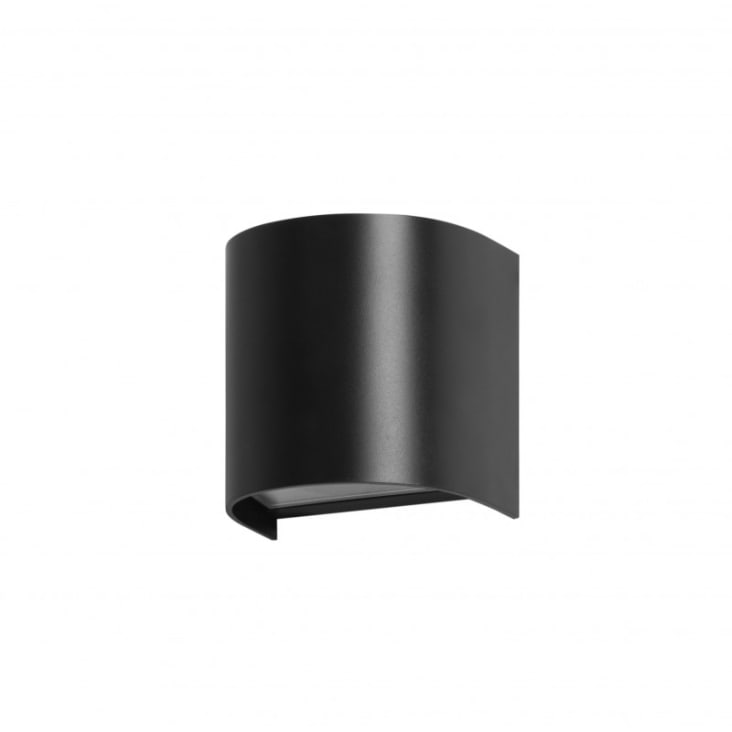 Applique Murale Extérieure PVC-Synthétique Noir 10x8x19 CM Foix ...