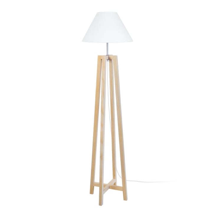 Lampadaire tissu blanc 40 cm Kalmar | Maisons du Monde